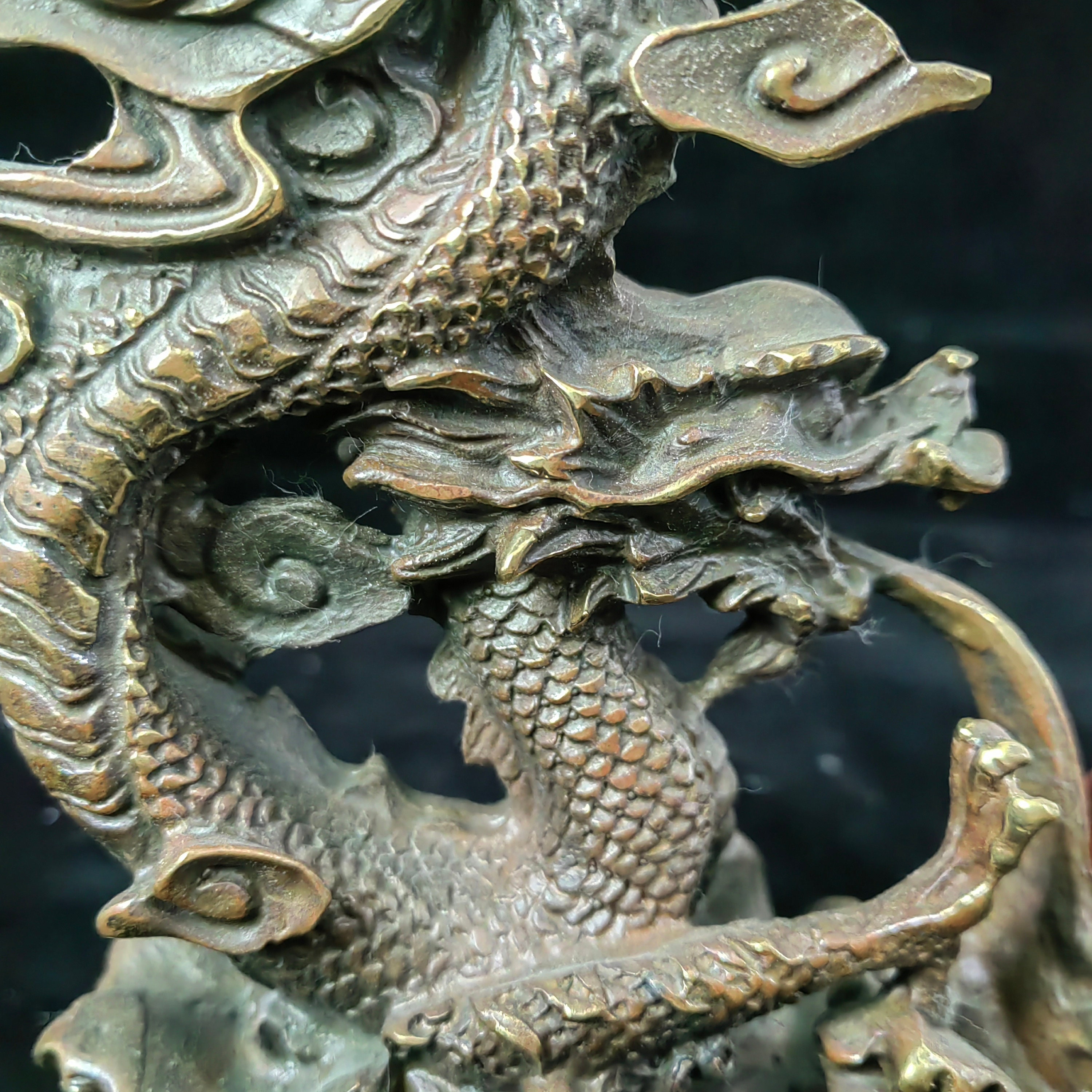 2024 Year of Dragon Copper Sculpture Brass Copper Statue,royal Palace ...