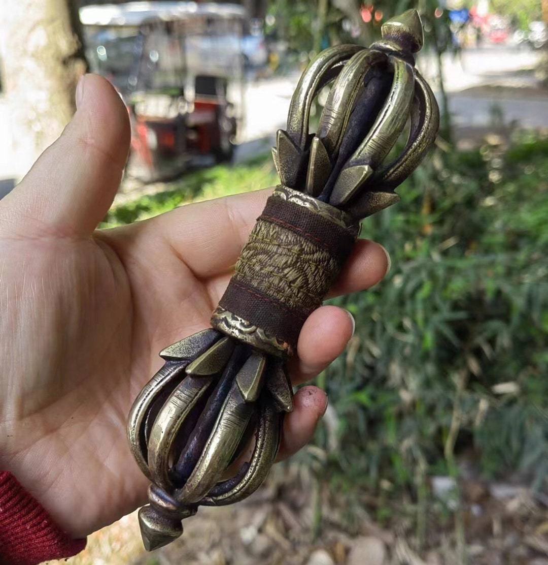 Vajra Exorcism Faqi Prayer, Tibet Amulet Esoteric Dorje Keychain Magic ...