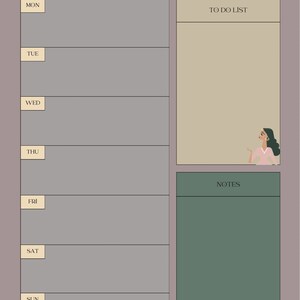 Digital Weekly Planner /planner /pdf /downloadable/printable/editable ...