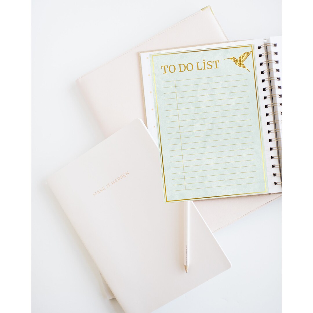 Gold to Do List Printable: Editable Planner Template (digital Download ...