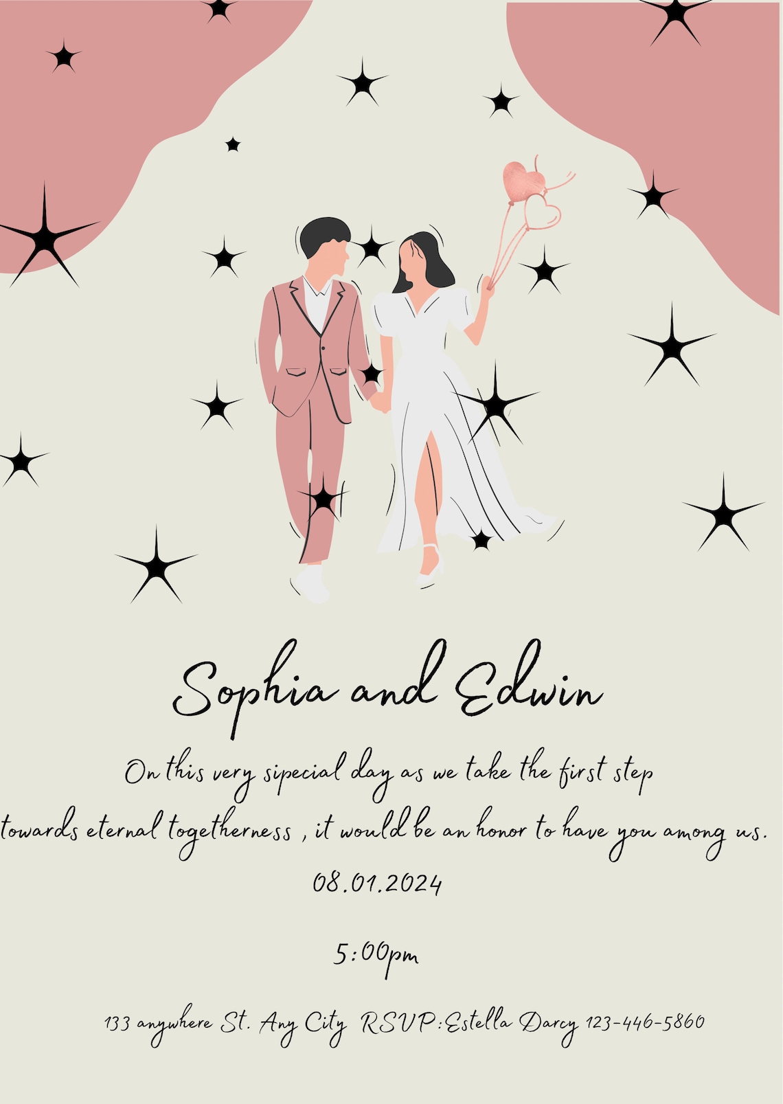 Digital Wedding Card/editable Wedding Card/ Download Wedding Card /pdf ...