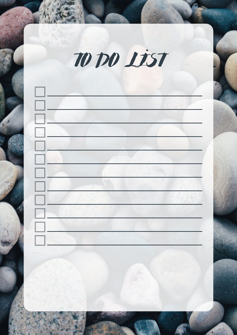 Editable to Do List Printable: Canva Planner (digital Download) - Etsy