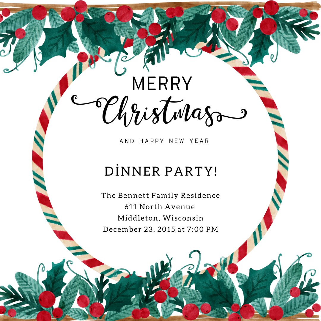 Digital Christmas Card / Noel Card / Merry Christmas / Happy New Years ...