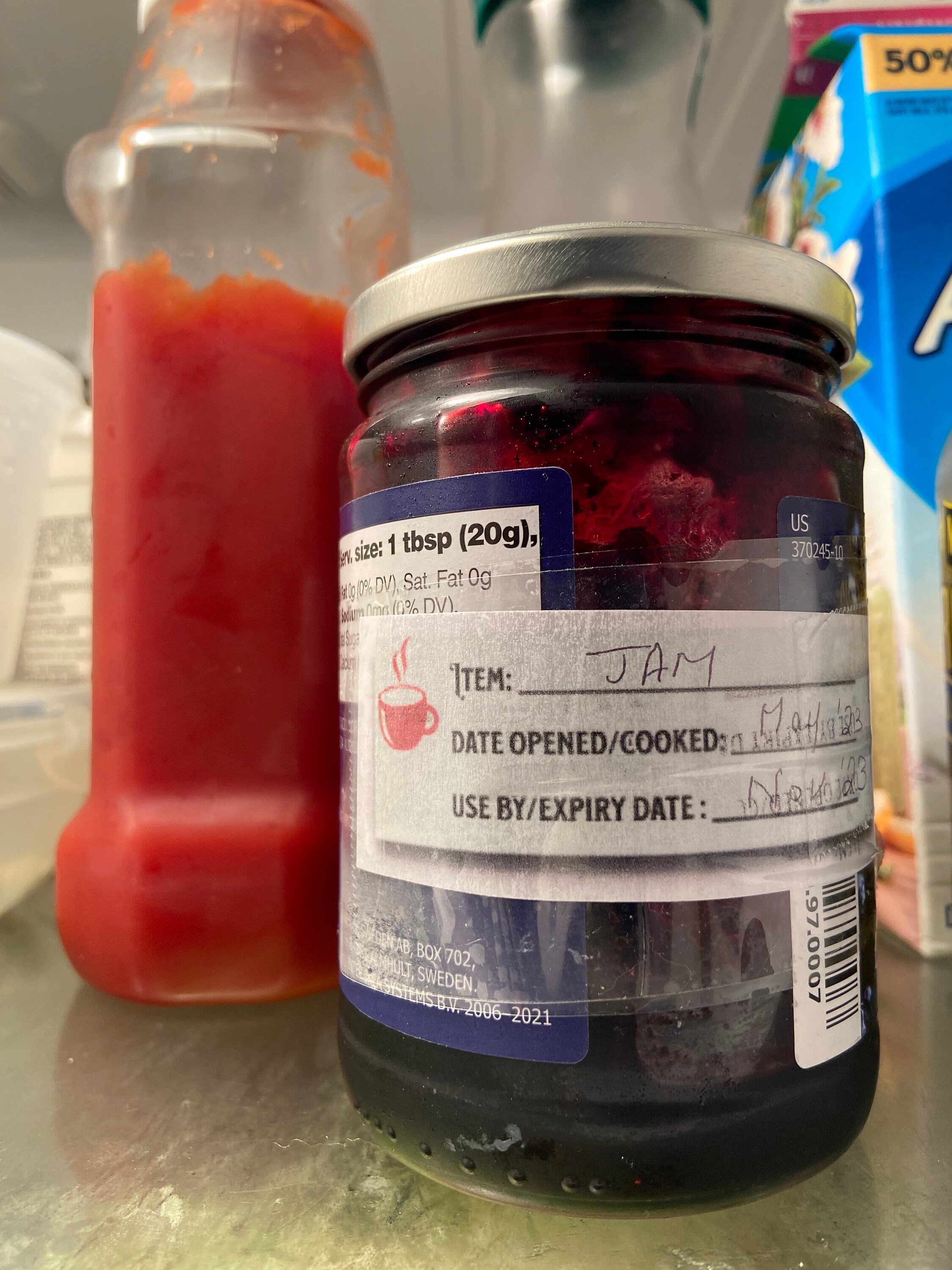 Digital Printable Food Expiry Tracker Labels and Tracker List With ...