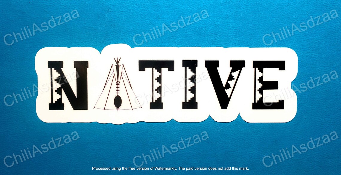 Native Sticker, Native American, Indigenous - Etsy