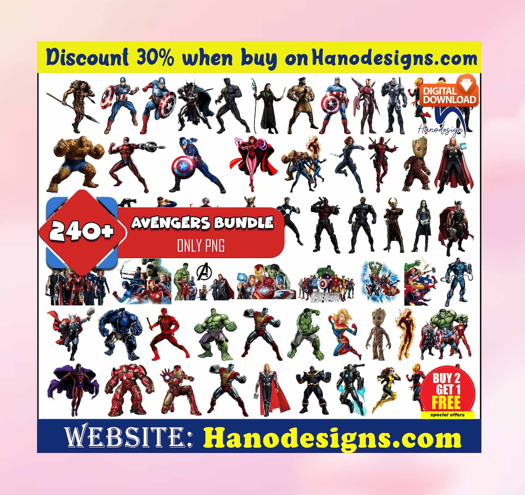Superhero SVG Bundle Avengers SVG Bundle Bundle Layered Svg - Etsy