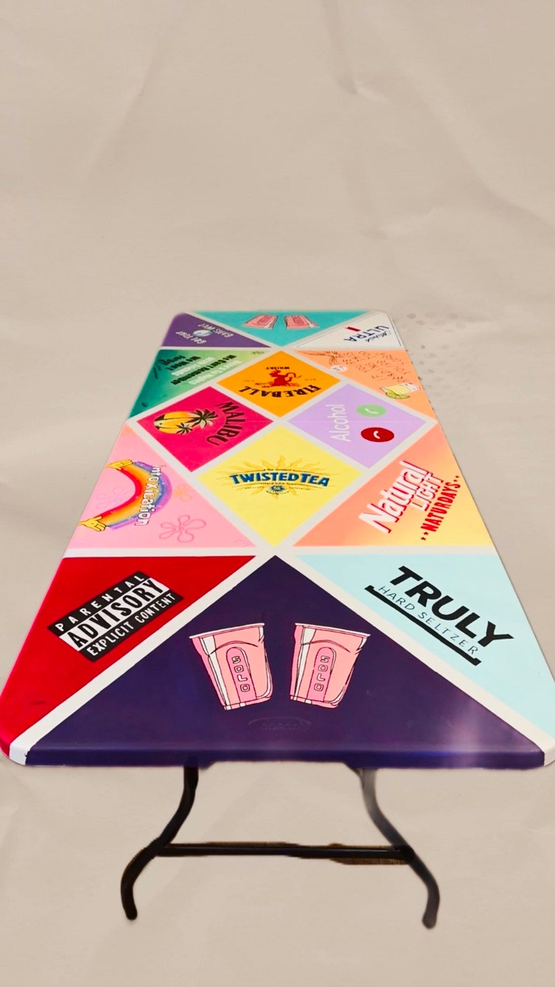 Custom Painted Pong Tables - Etsy