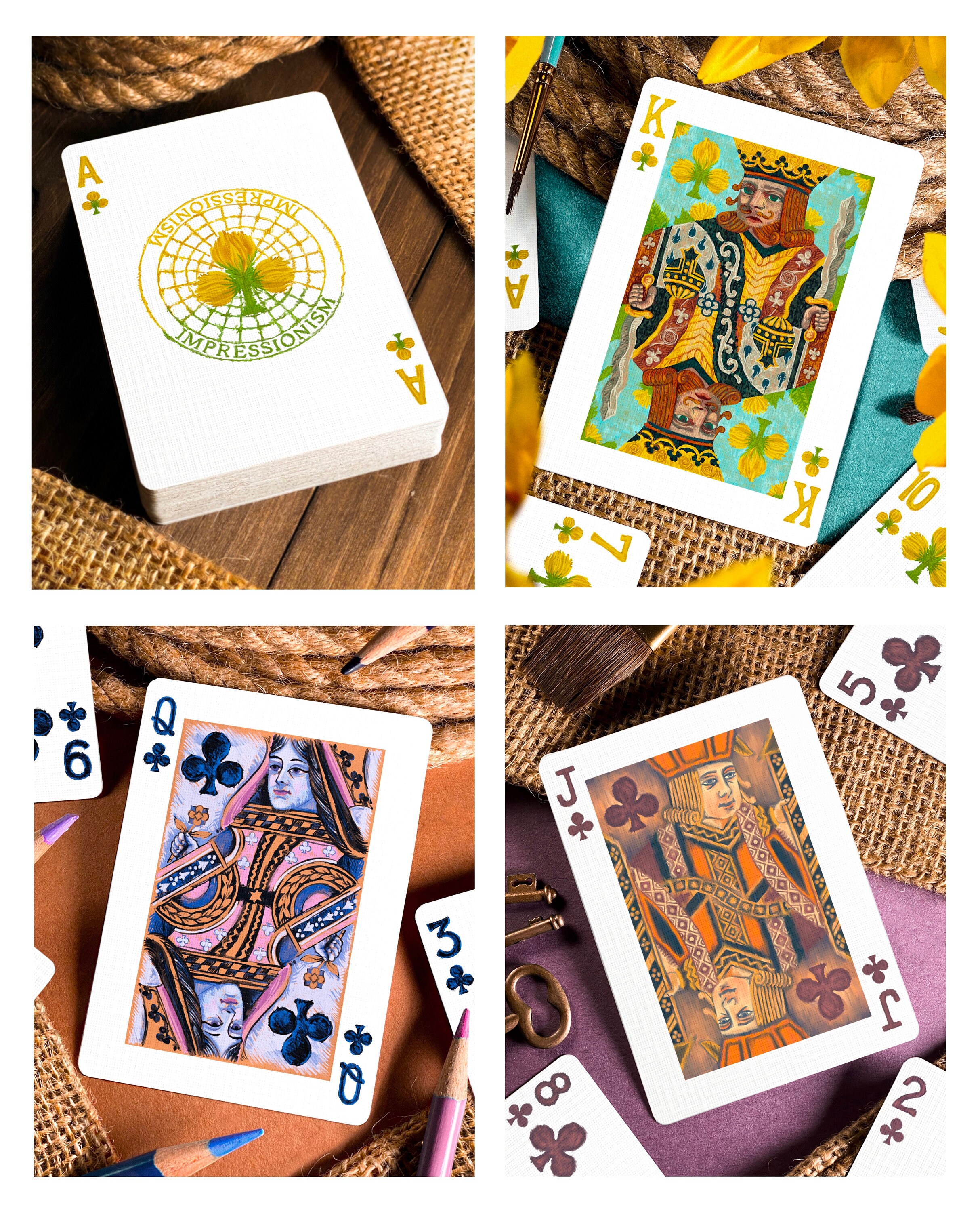 Artist Playing Cards - Etsy