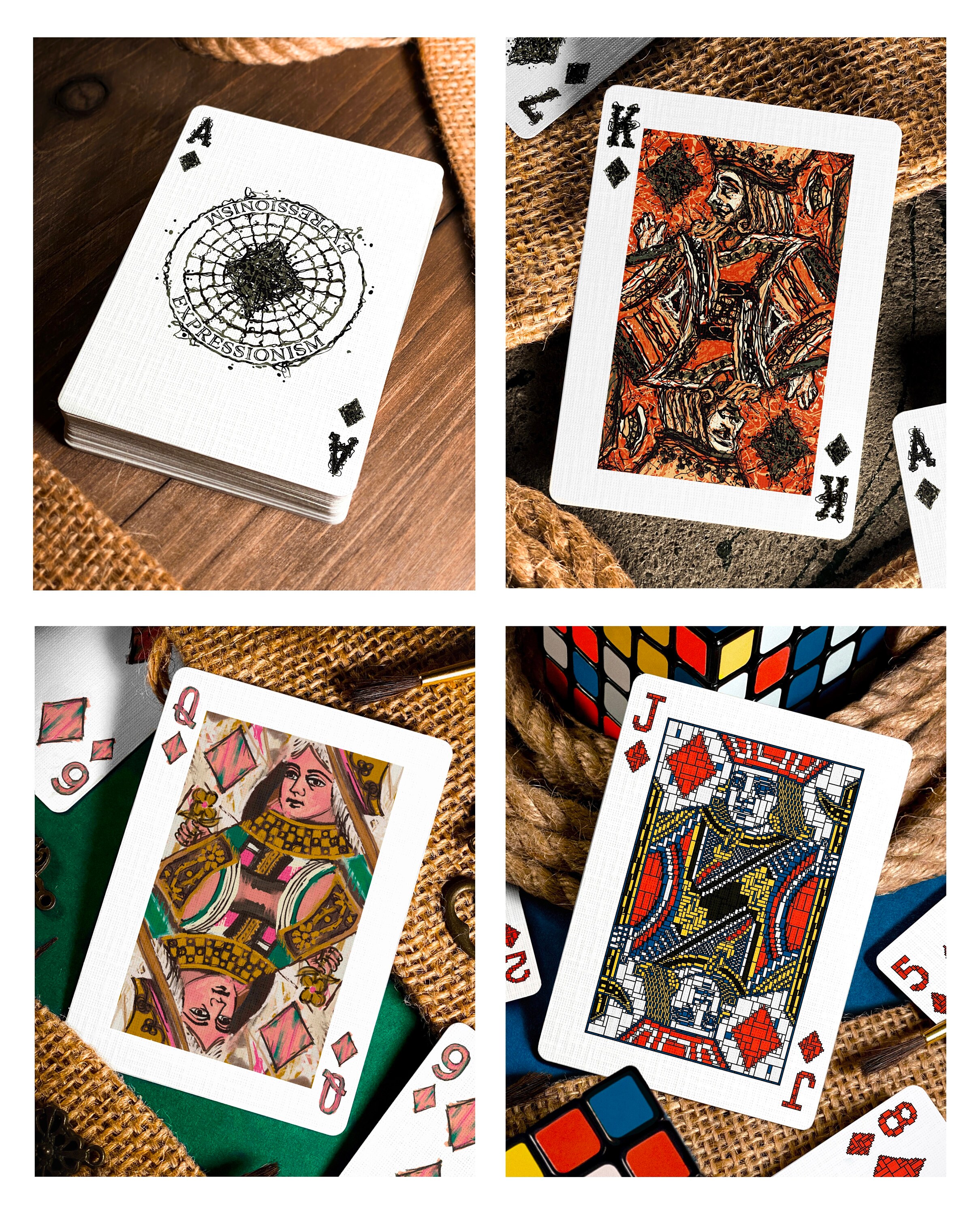 Artist Playing Cards - Etsy