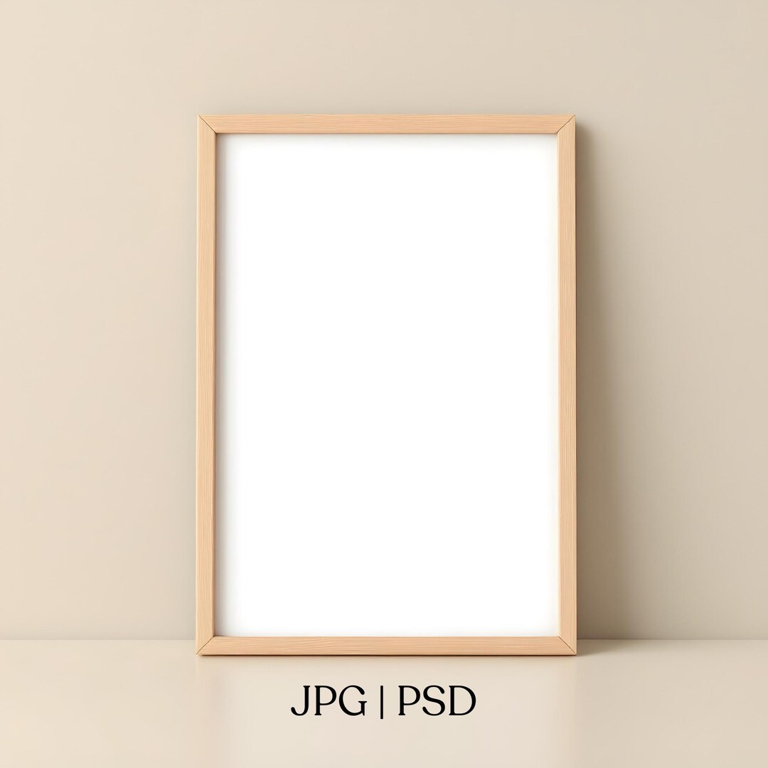 Vertical Frame Mockup : Minimalistic Frame Template, Home Interior ...