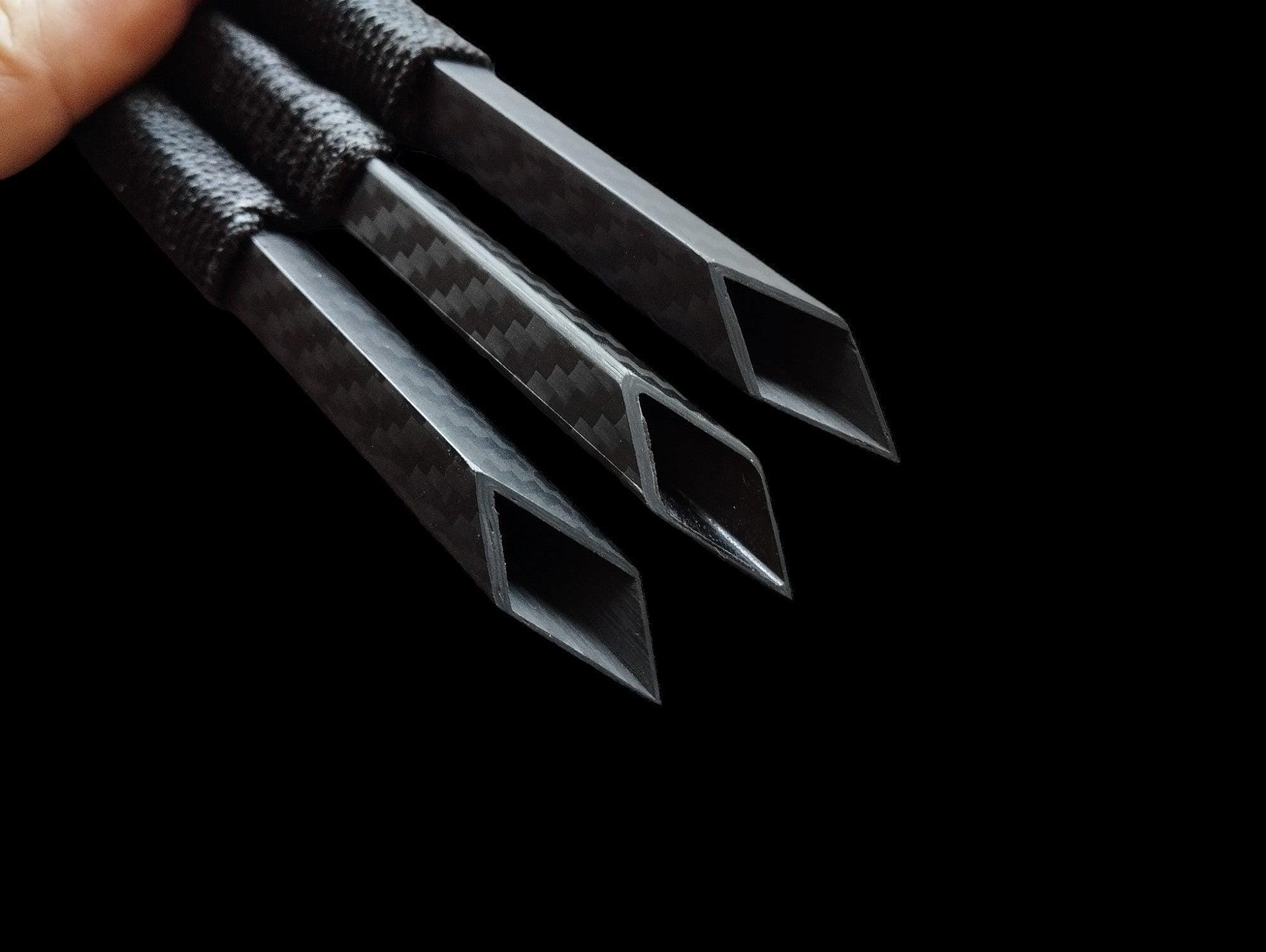 6-7 Long Square Carbon Fiber Spikes - Etsy