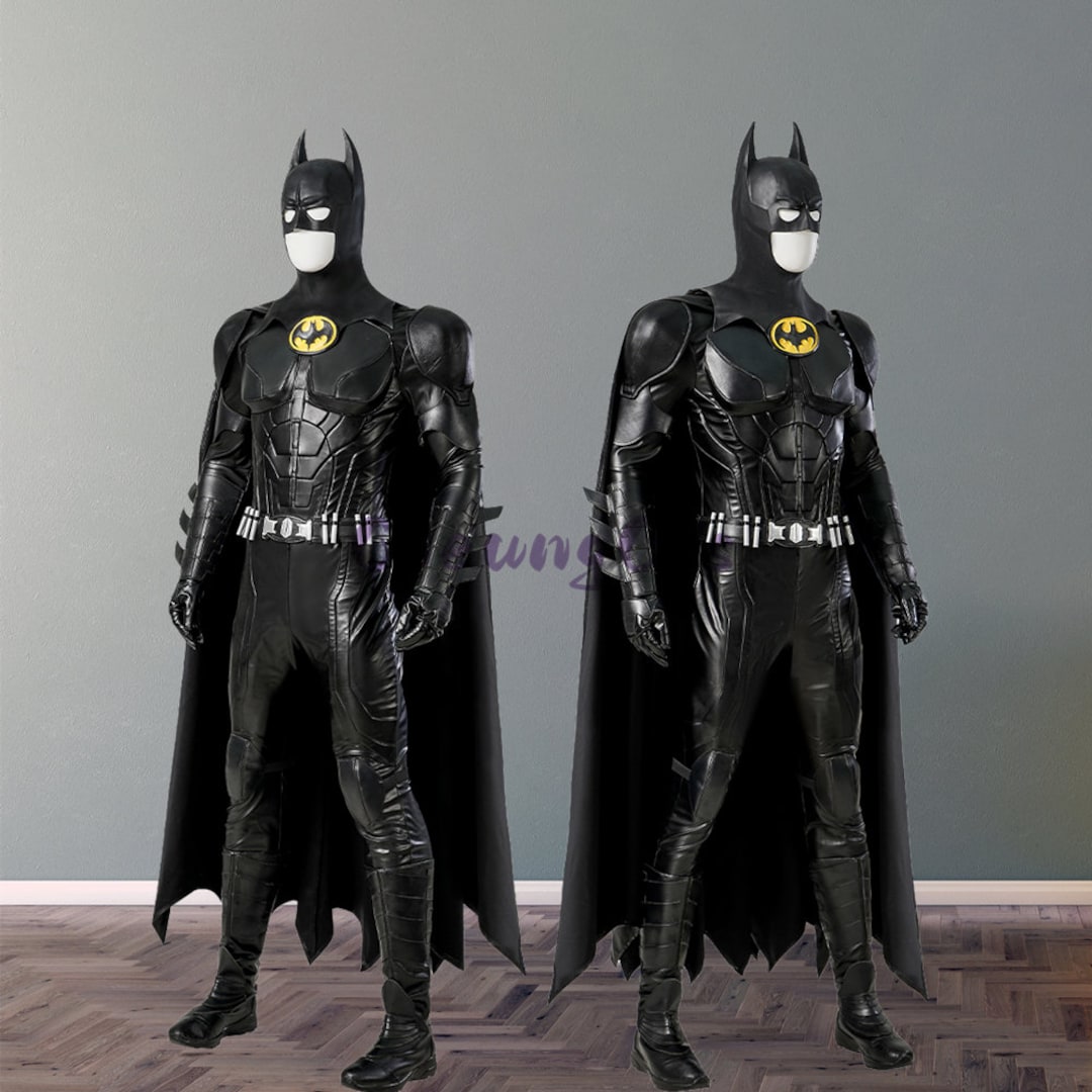 The Flash Cosplay Costumes Superhero Black Armored Cloak Suit - Etsy