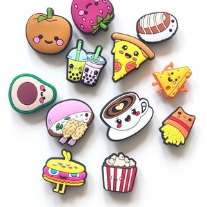 Adorable Food Croc Charms Clog Decoration Mix and Match - Etsy UK