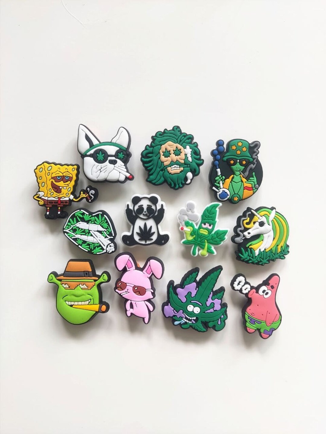 Smoking Style Croc Charms Clog Decoration Mix and Match - Etsy UK