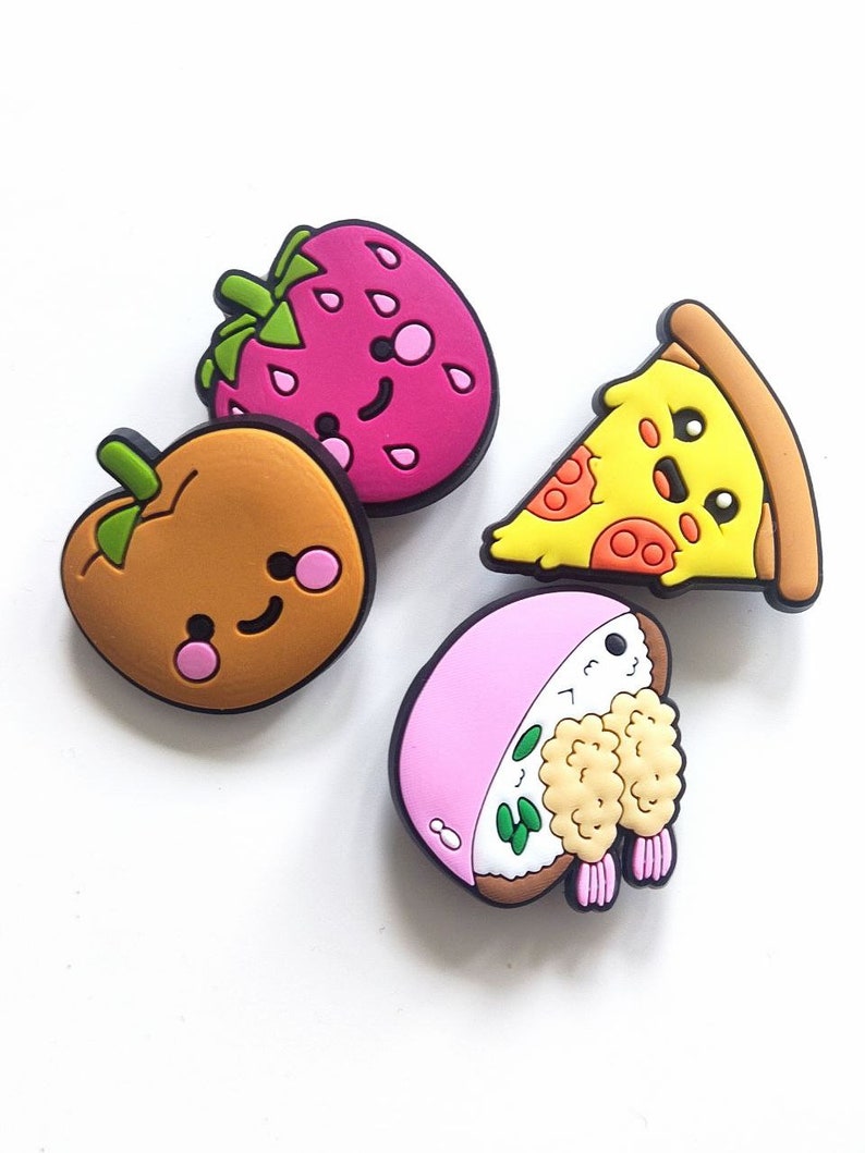 Adorable Food Croc Charms Clog Decoration Mix and Match - Etsy UK
