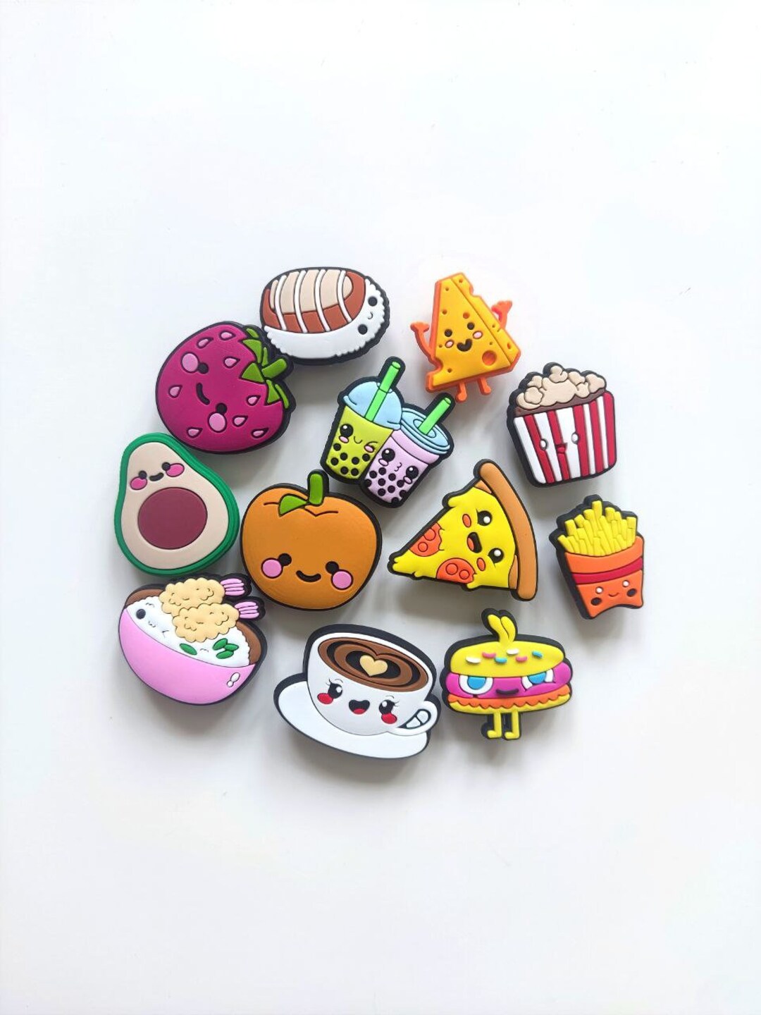 Adorable Food Croc Charms Clog Decoration Mix and Match - Etsy UK