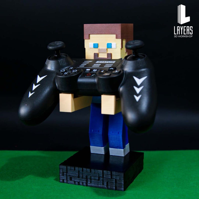 Minecraft Controller Stand Controller Holder Phone Holder Decor, Office ...