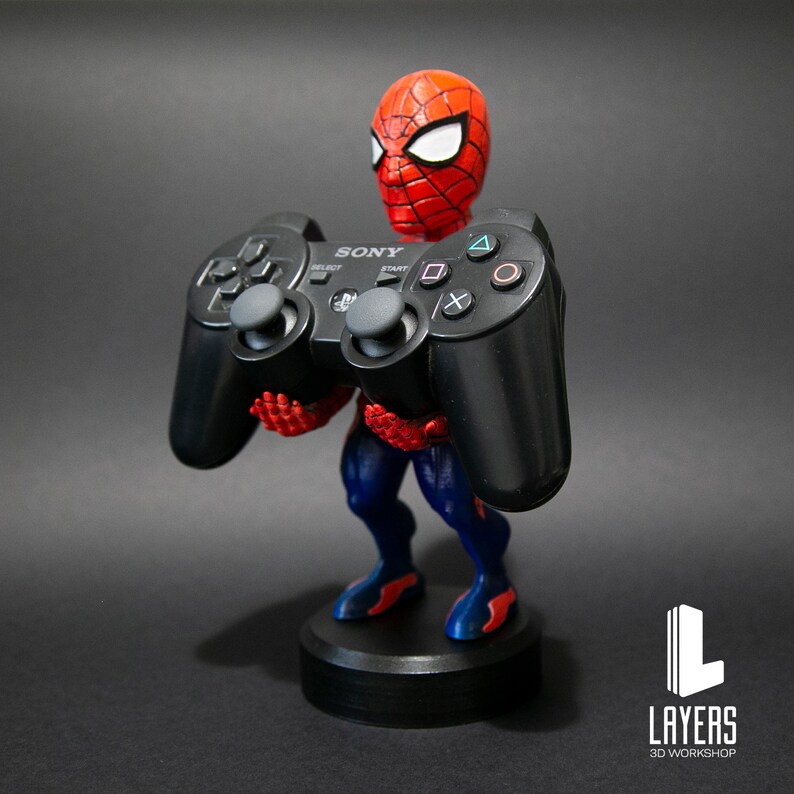 Spiderman Controller and Phone Stand | Controller Holder | Phone Holder ...