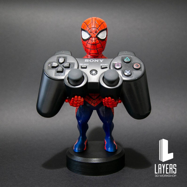 Spiderman Controller and Phone Stand | Controller Holder | Phone Holder ...