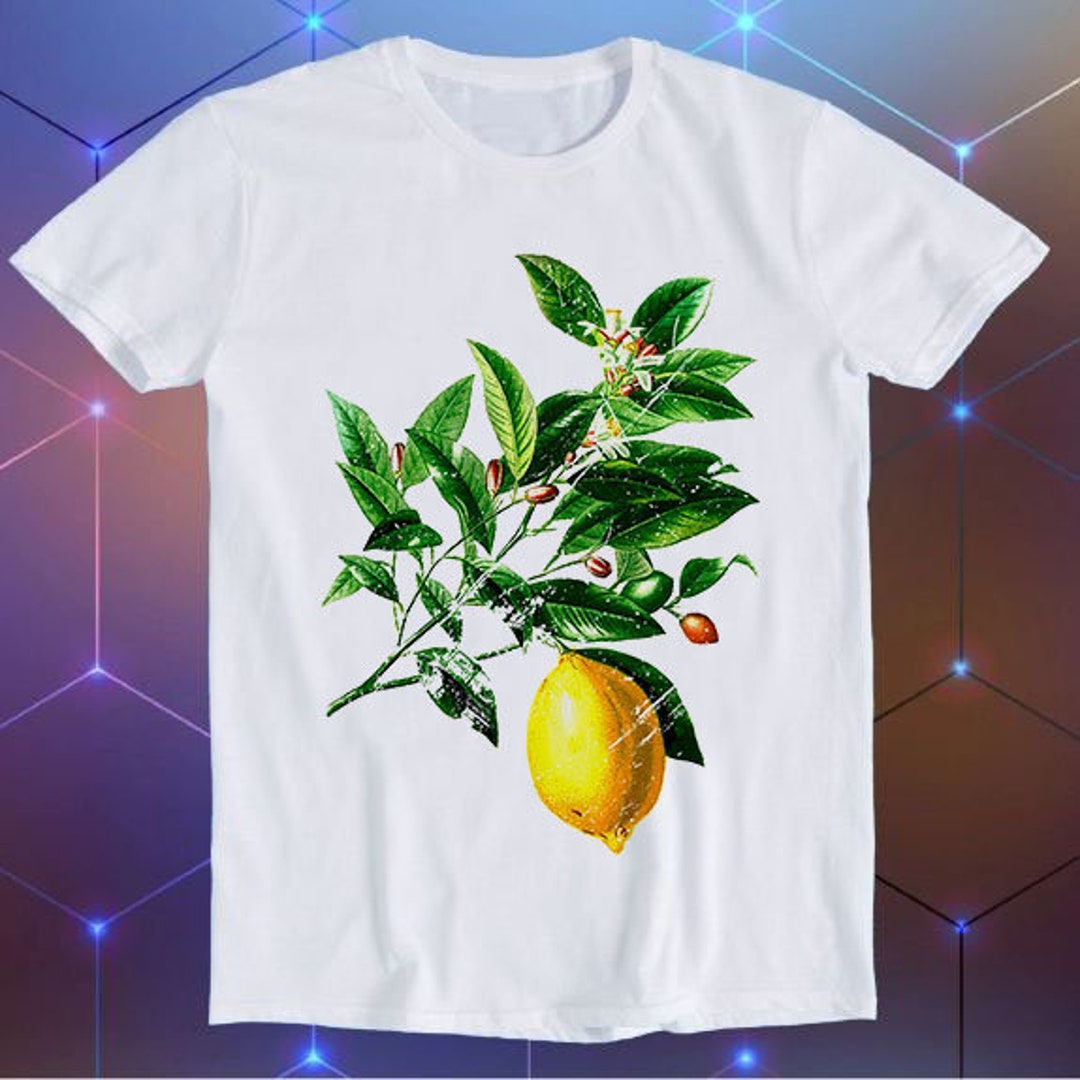 Lime Flower & Lemon Fruit Tree Nature Slogan Joke Tee Meme Movie Music ...