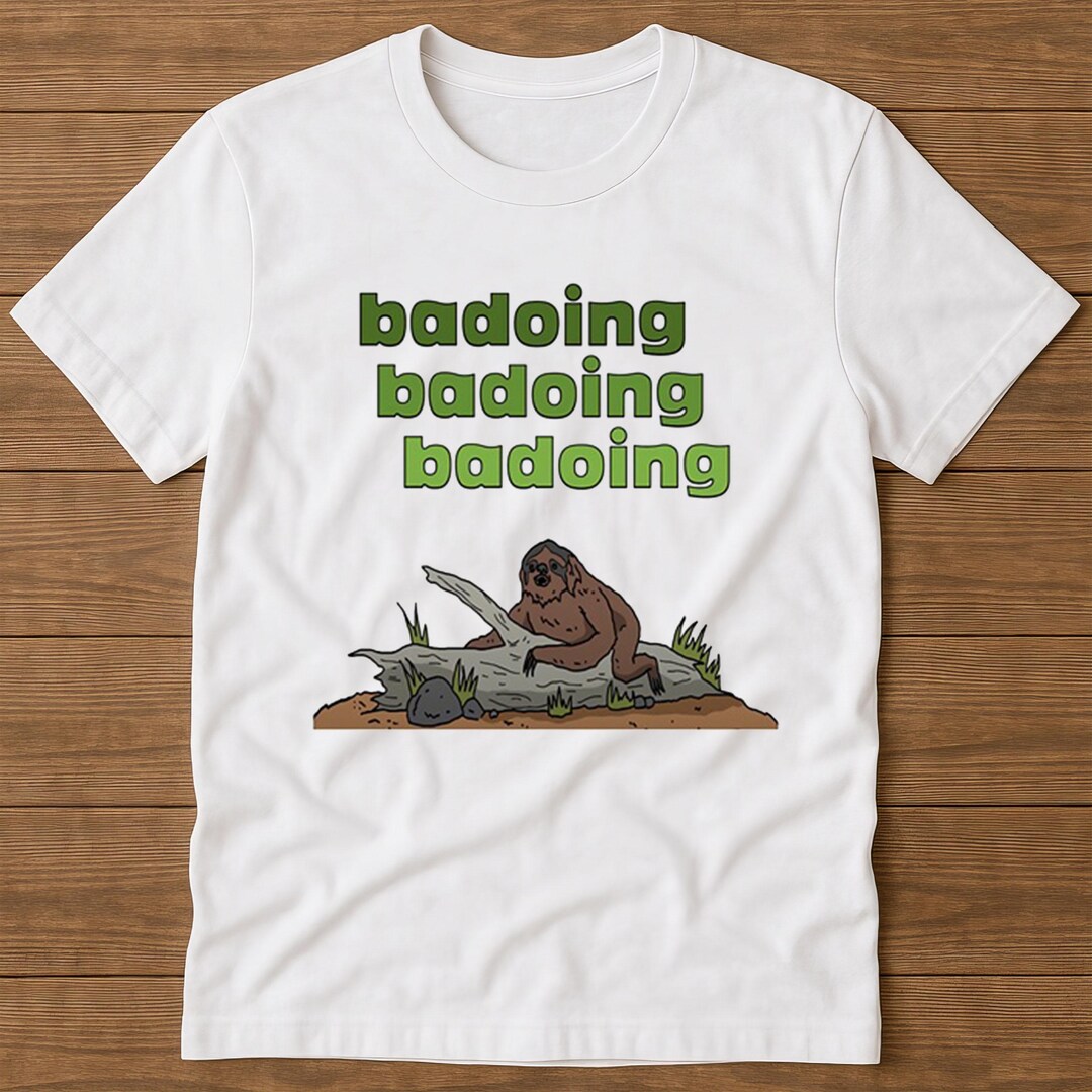 Sasquatch Badoing the Big Lez Show Bigfoot Funny Cult Gift Tee T Shirt ...