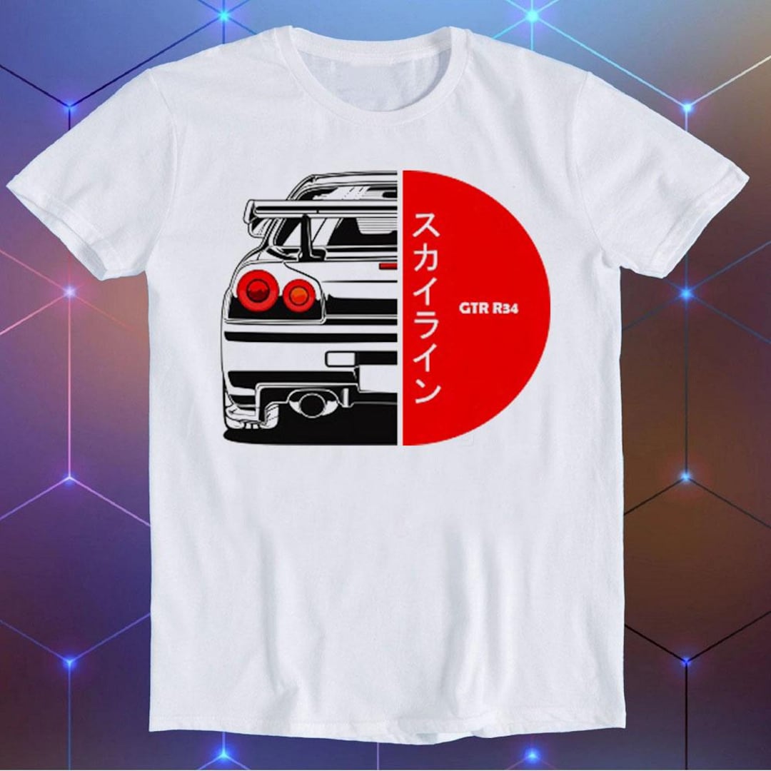 Nissan Skyline JDM R33 R34 R35 Red Half Moon Sunset Limited Edition ...