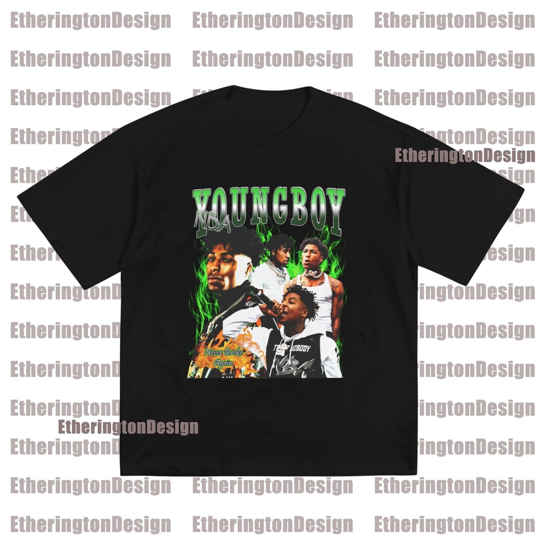 NBA Youngboy T-shirt NBA Youngboy Homage Graphic Tee NBA Youngboy Fan ...