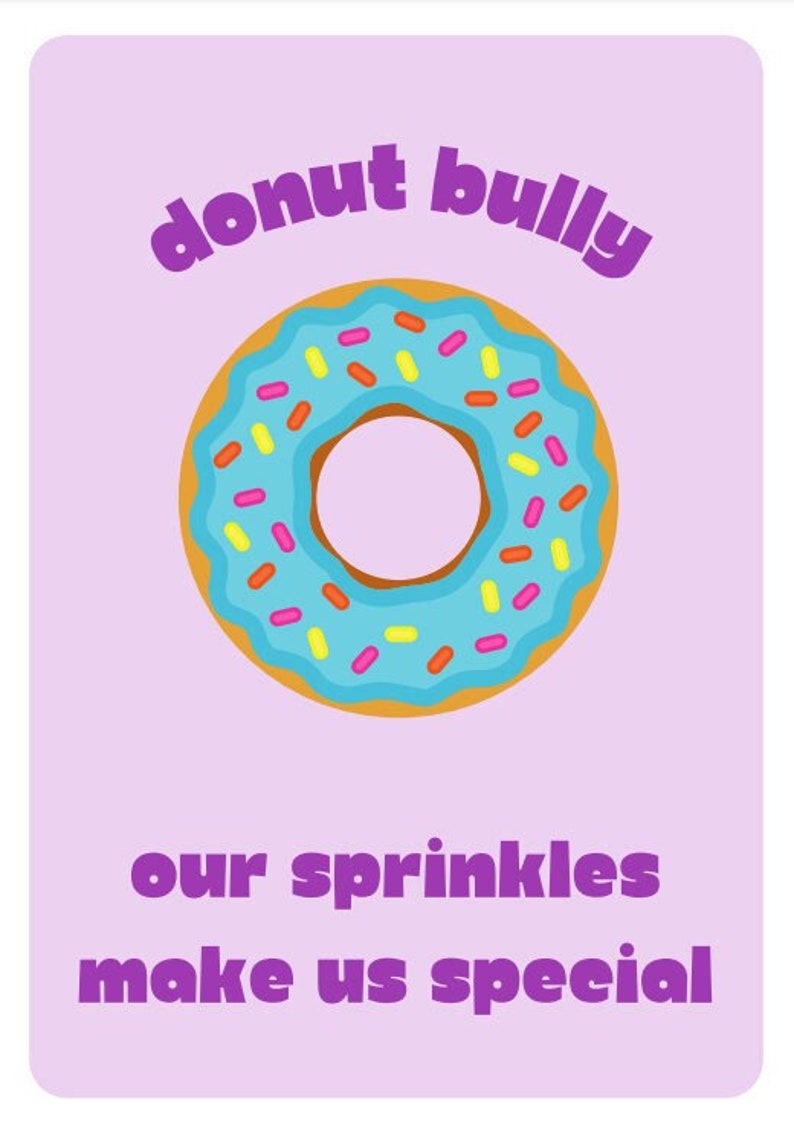 Anti-bullying School Resource Posters - Etsy