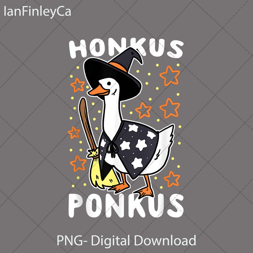 Halloween Witch Goose Honkus Ponkus Png, Witch Goose Png, Silly Goose ...