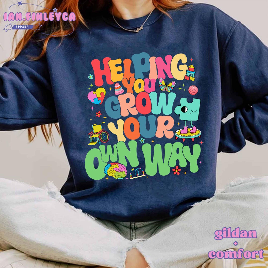 Occupational Therapy Shirts OT Tshirt, Helping You Grow Your Own Way ...