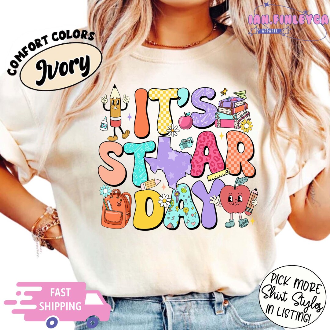 It's Staar Day Test Day Shirt, Teacher Test Day Shirt, State Testing ...