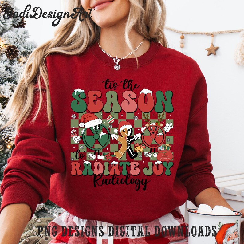 Tis the Season Radiate Joy PNG, Radiology Christmas, Radiologist ...