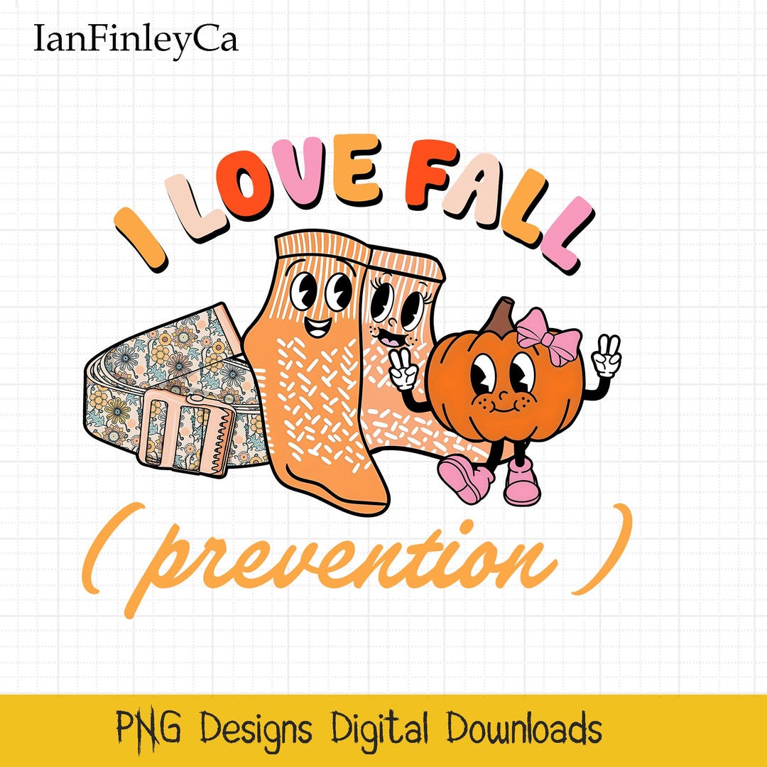 I Love Fall Prevention Fall Nurse Png, Halloween Nurse Png, Fall Risk ...