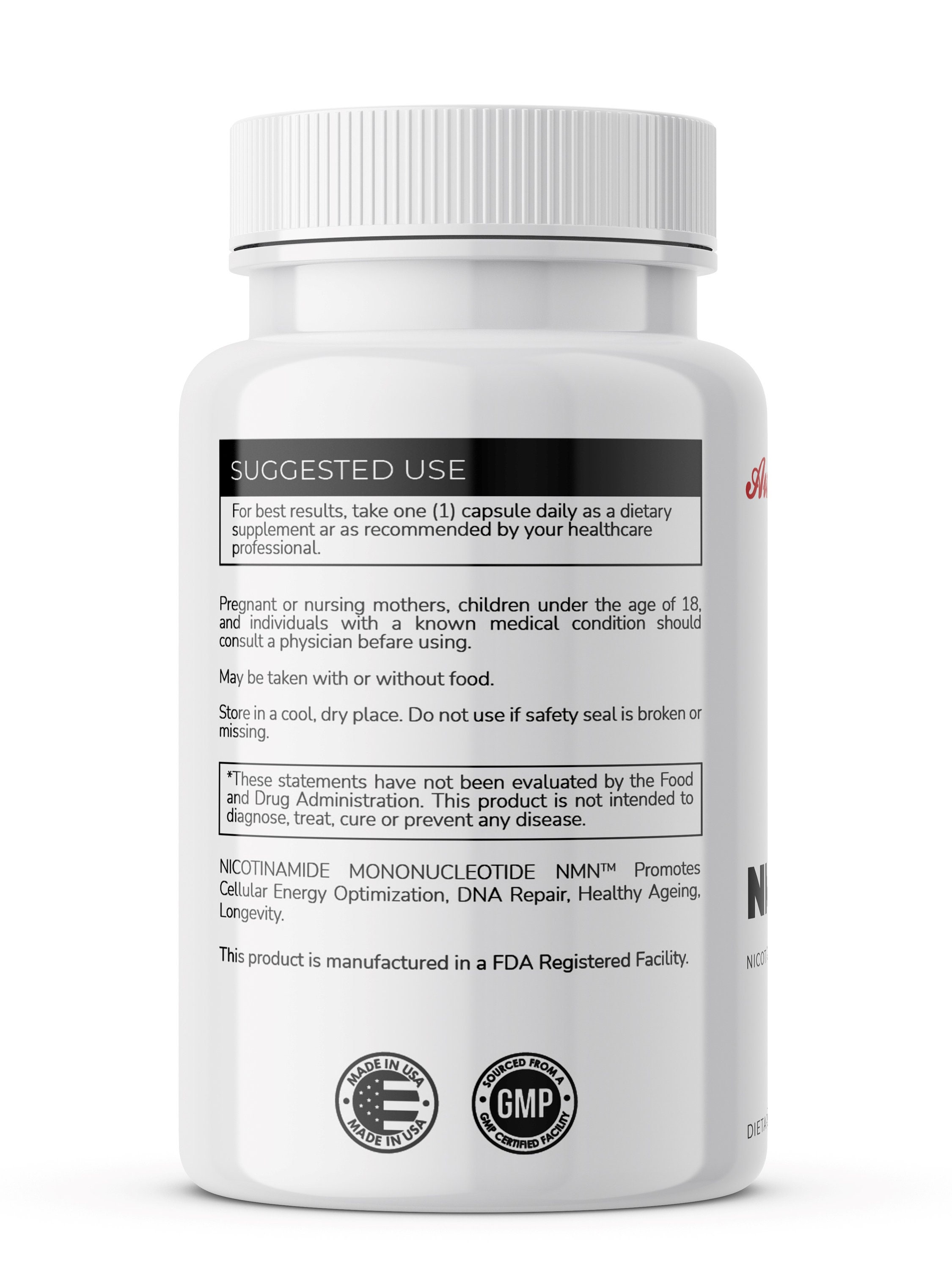 NMN 30 Capsules 500mg - Etsy