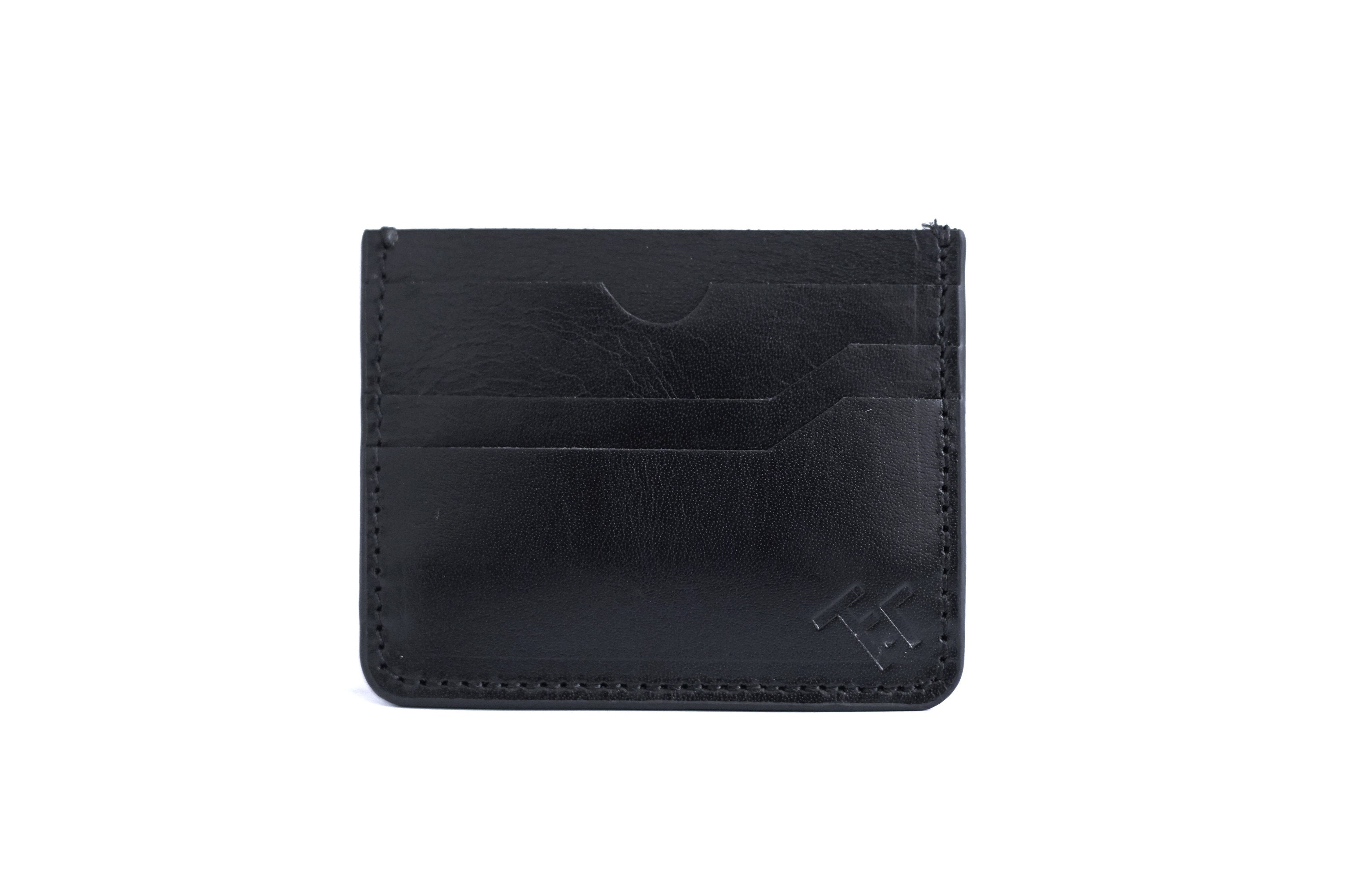 Slim Leather Card Holder for Men, Id Card Holder, Front Pocket Credit ...