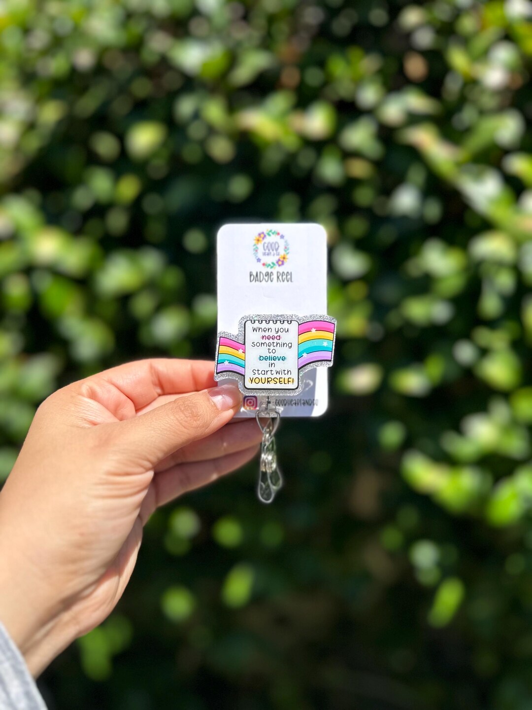 Positive Badge Reel, Mental Health Badge Reel, Counselor Badge Reel ...