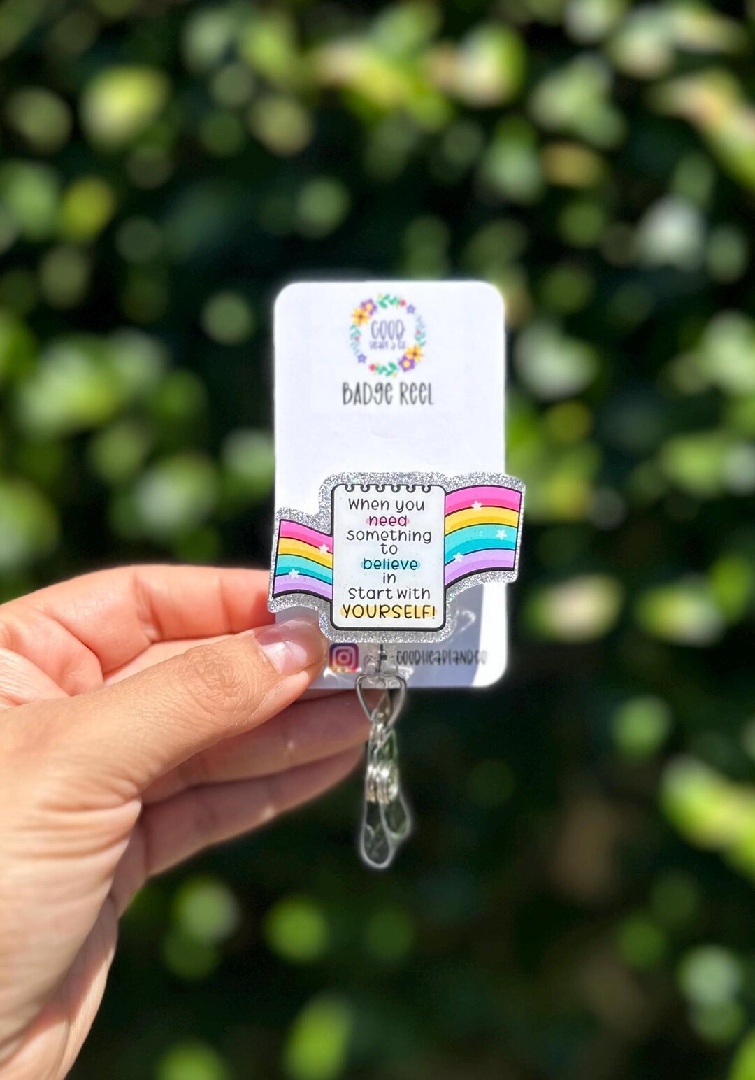 Positive Badge Reel, Mental Health Badge Reel, Counselor Badge Reel ...