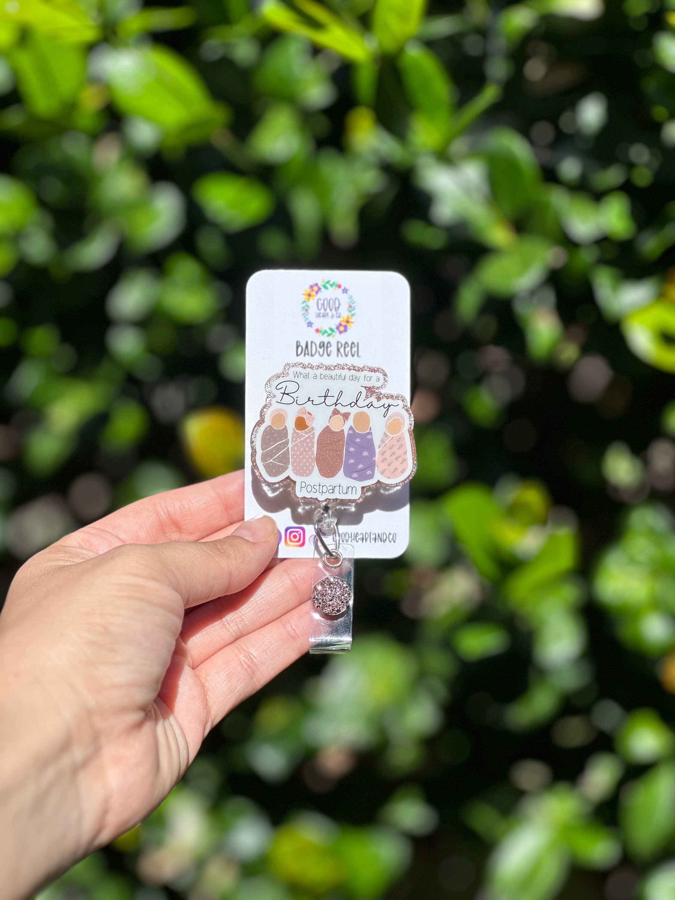 Postpartum Unit Badge Reel, Badge Reel, Baby Badge Reel, Tech Badge ...