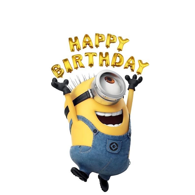 Minions Birthday Png Minions Image Digital Instant Download JPG,PNG,PDF ...