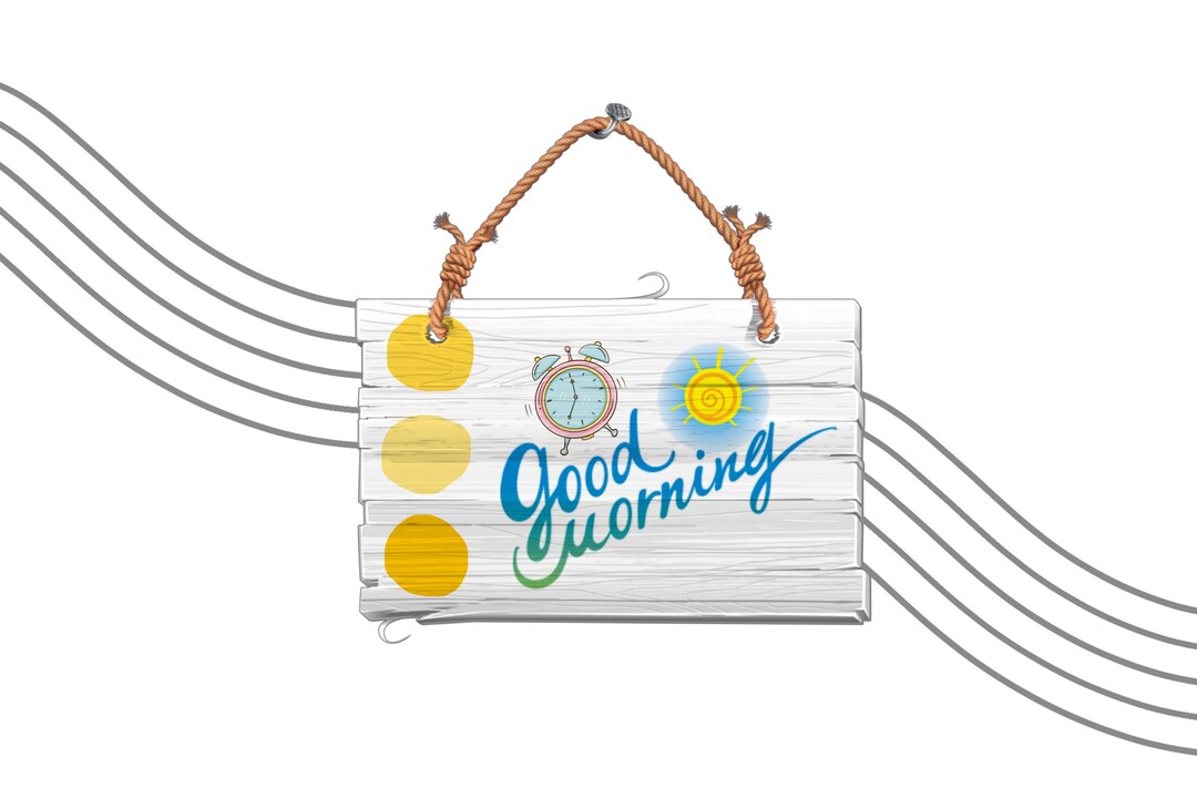 Good Morning Board Text Desgin Digital Printable Text Designs - Etsy