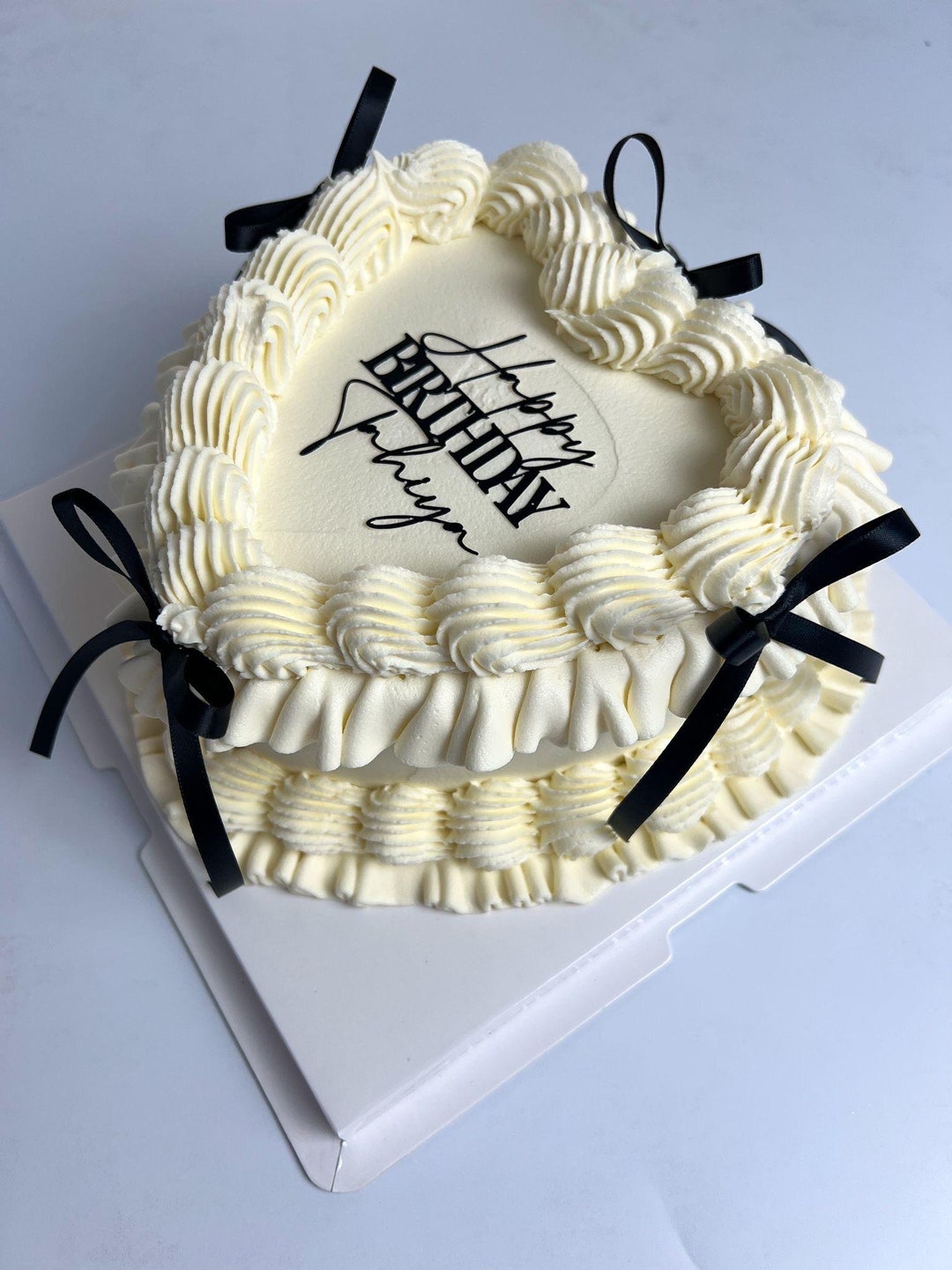 Black Mirror Flat Lay Cake Topper Lovely Bubbly Makes Any Name, Age or ...