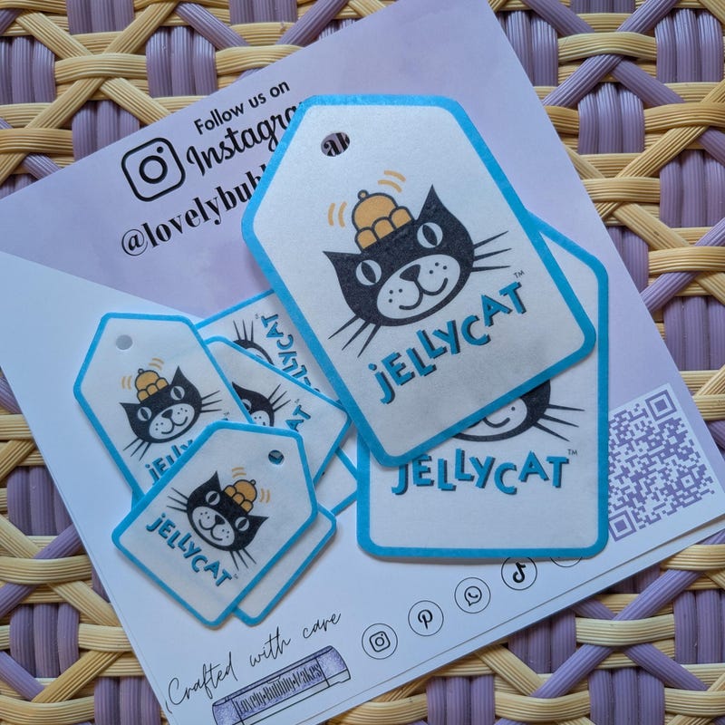 Jellycat Tags - Etsy UK