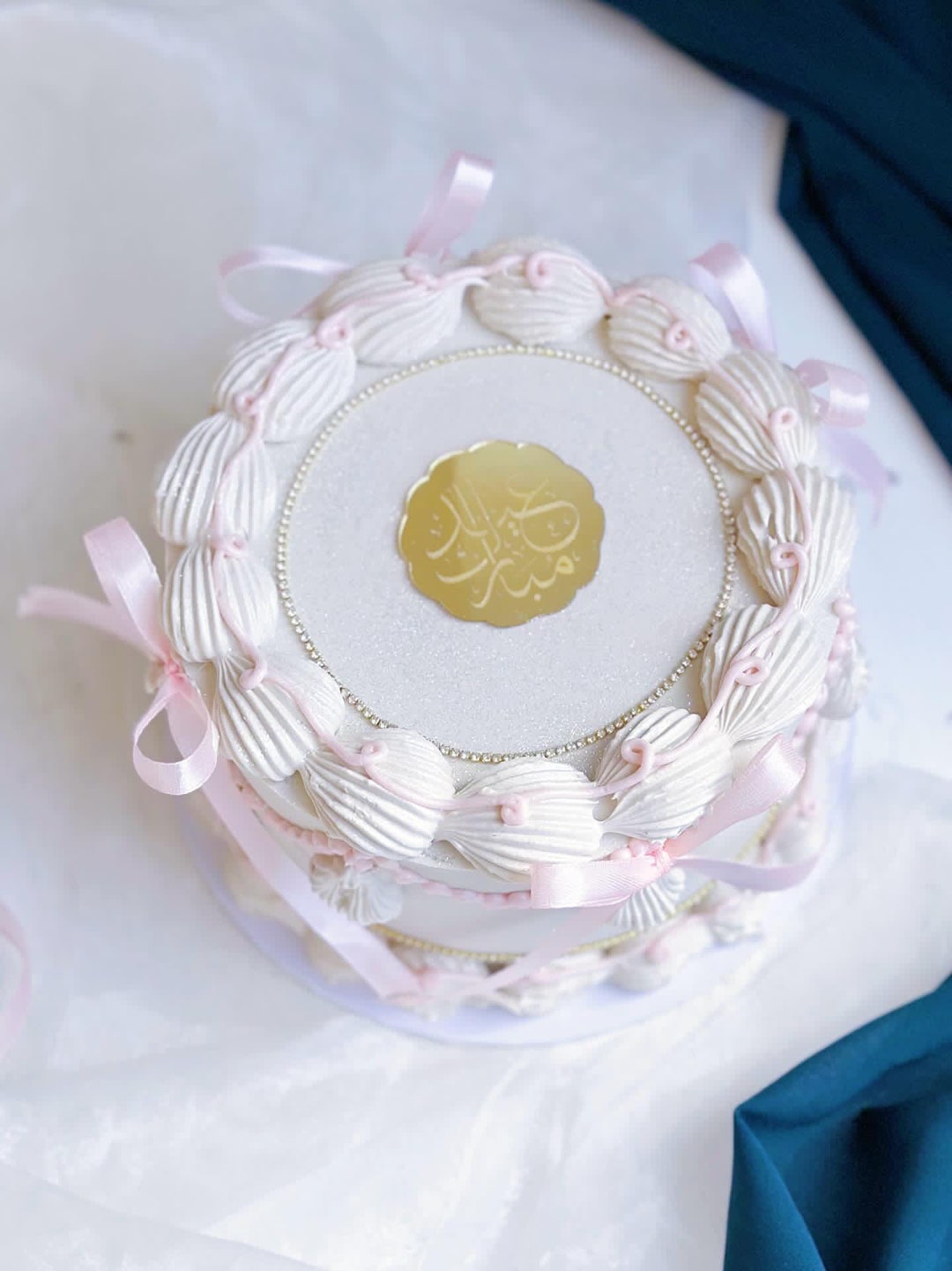 Eid Mubarak Gold Acrylic Cupcake Disc - Cupcake Topper, Cake Topper ...