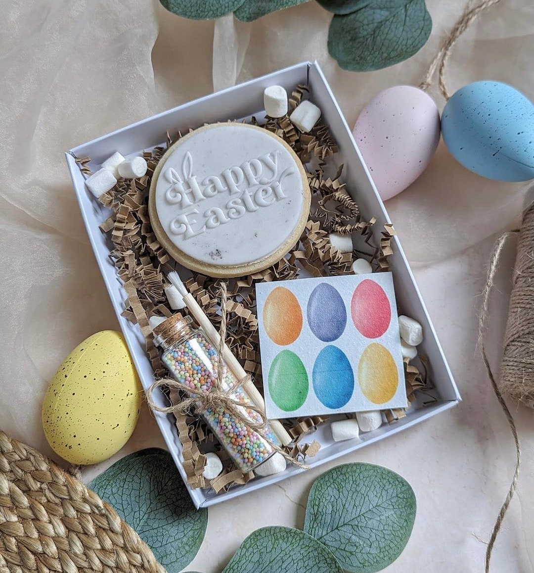 PYO Edible Easter Egg Themed Paint Palette - Edible Icing - Paint Your ...