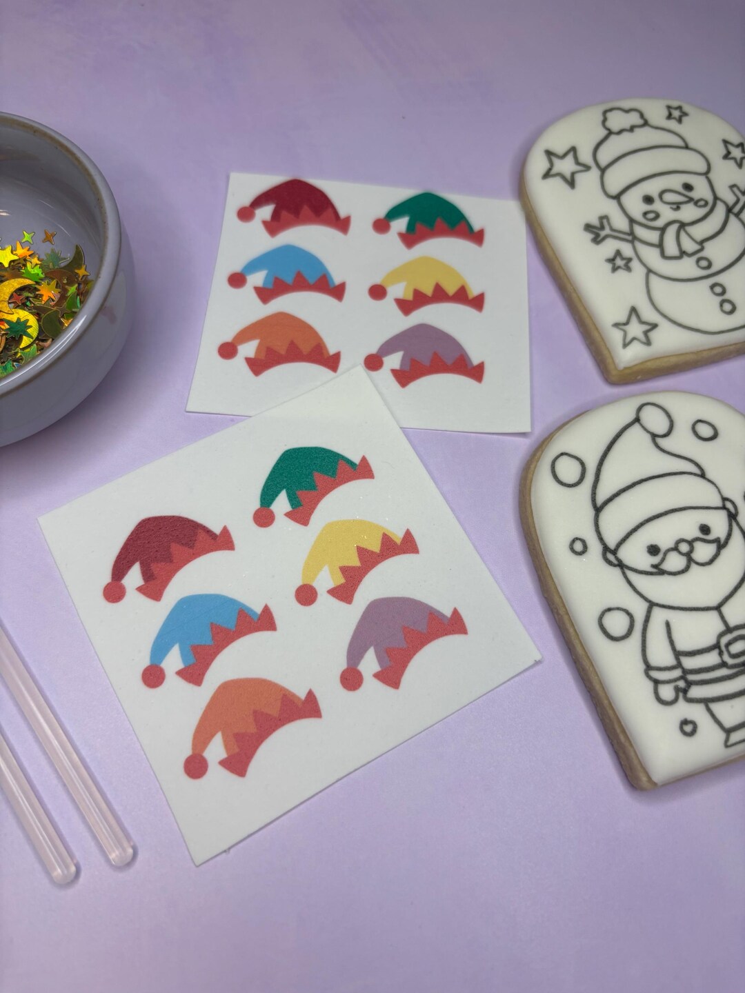 Elf Hat - Elf Arrival PYO Edible Christmas Themed Paint Palettes ...