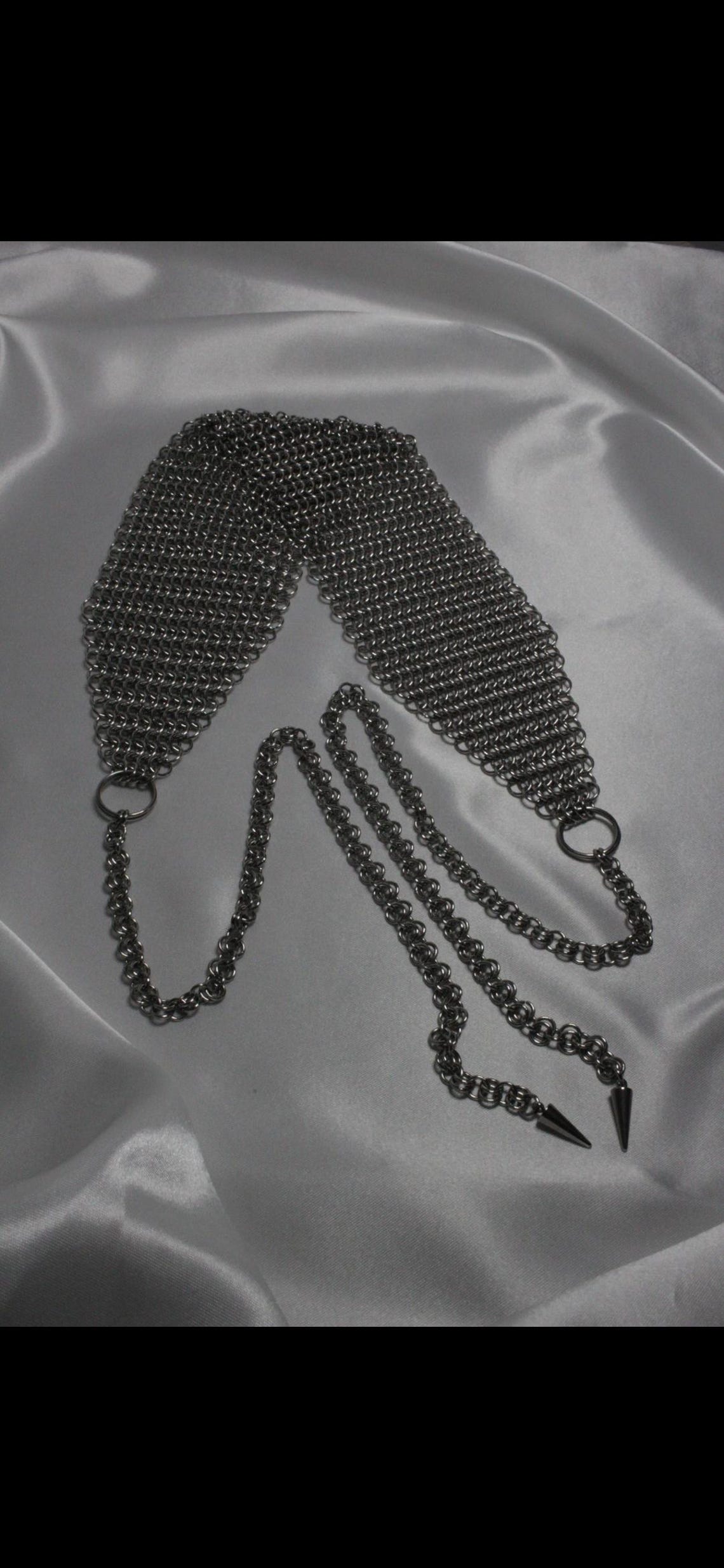 GROUNDED Chainmail Headband - Etsy