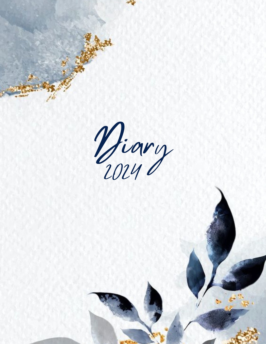 2024 Diary Cover Page Printable and Editable Cover Page - Etsy Australia