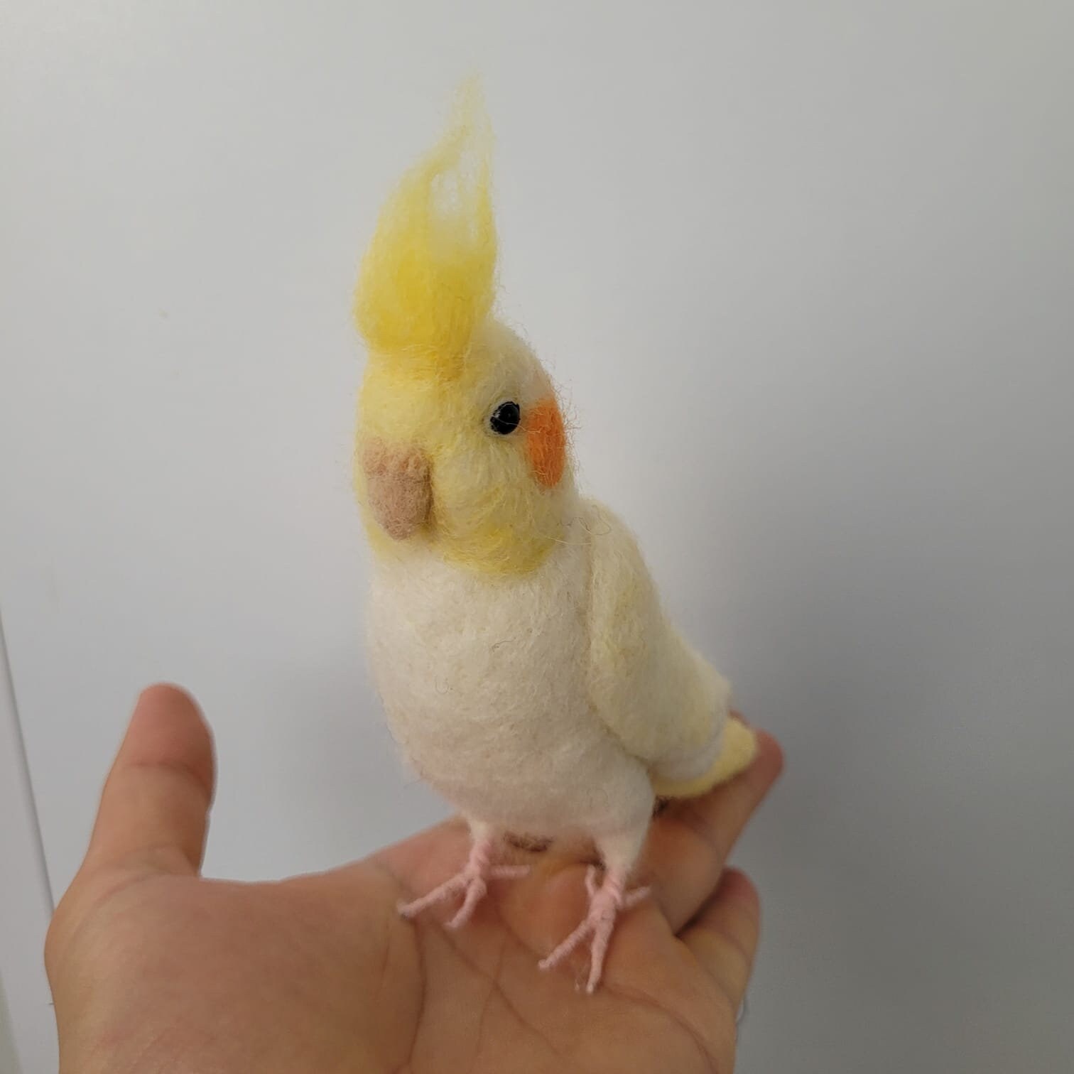 Personalized Needle Felted Bird, Cute Animals, Parrot, Special Day Gift ...