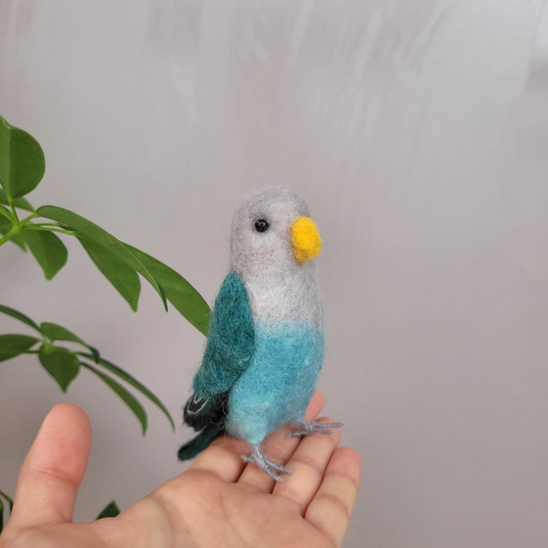 Personalized Needle Felted Bird Cute Animals Parrot Special - Etsy