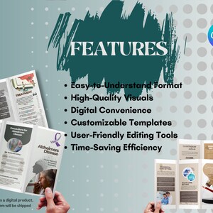 Pamphlet Template Custom Brochure Digital Design | Brochure Trifold ...